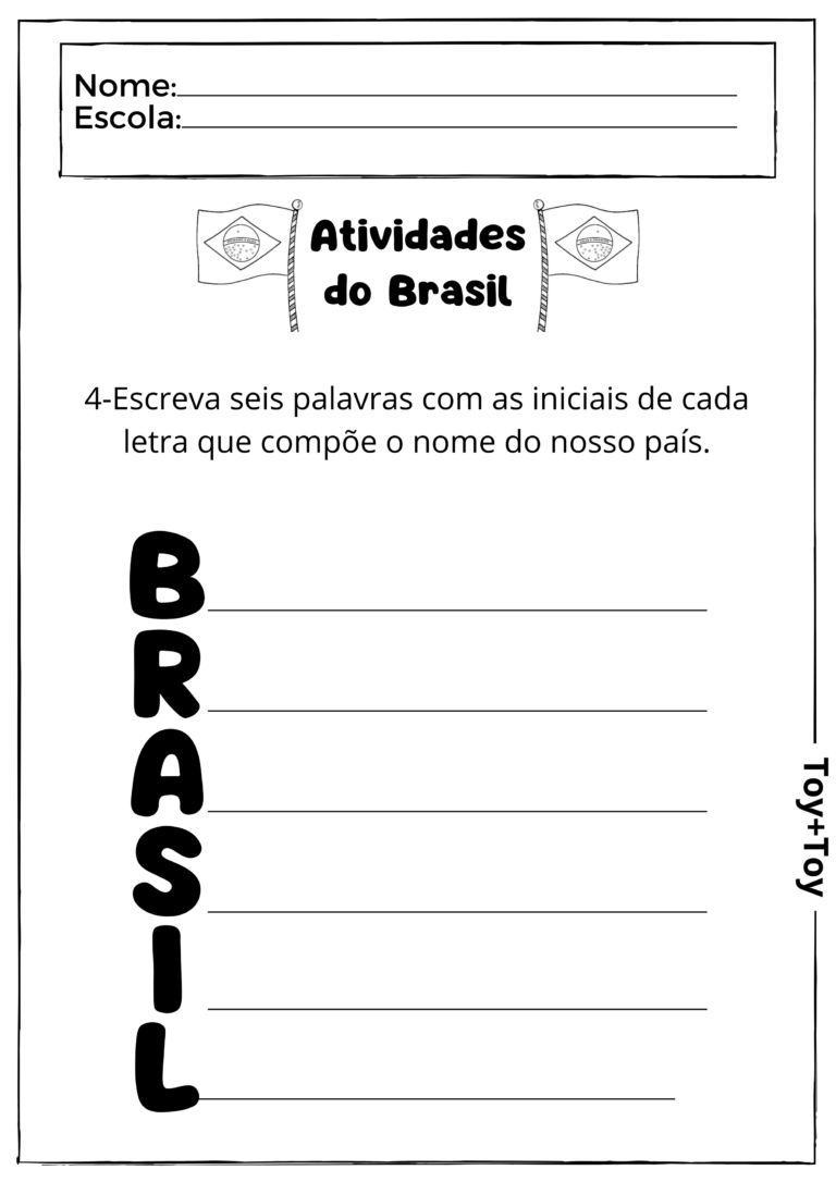 Atividades do Brasil - TOY + TOY
