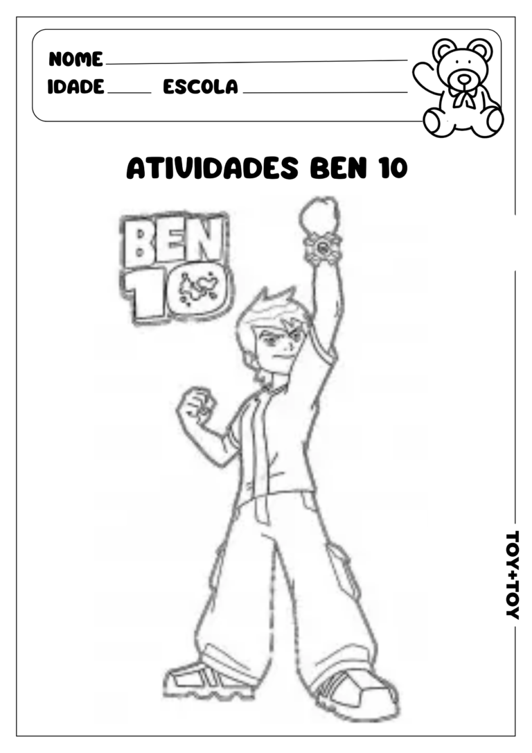 Atividades Ben 10 - TOY + TOY